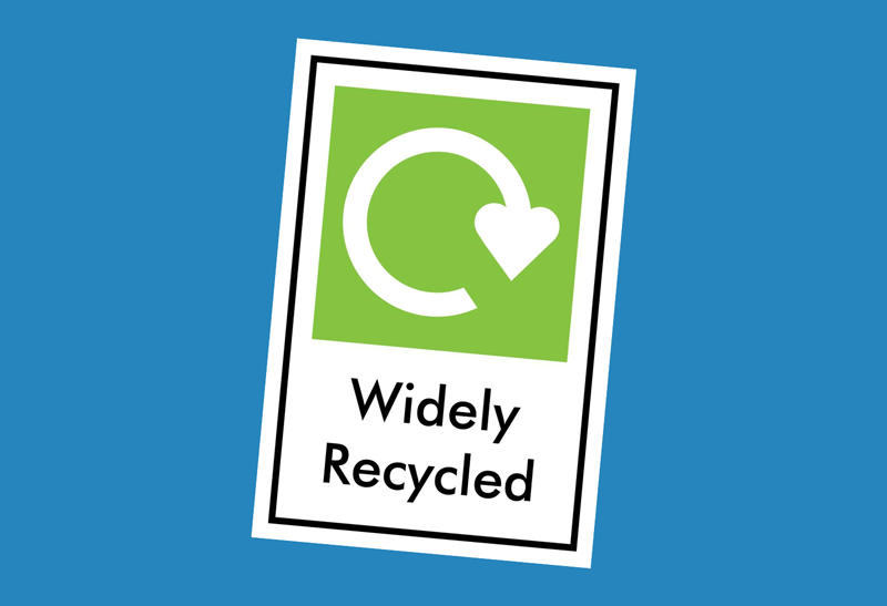 Widely Recycled Logo UK Recycling Symbols | Blog Packhelp.co.uk